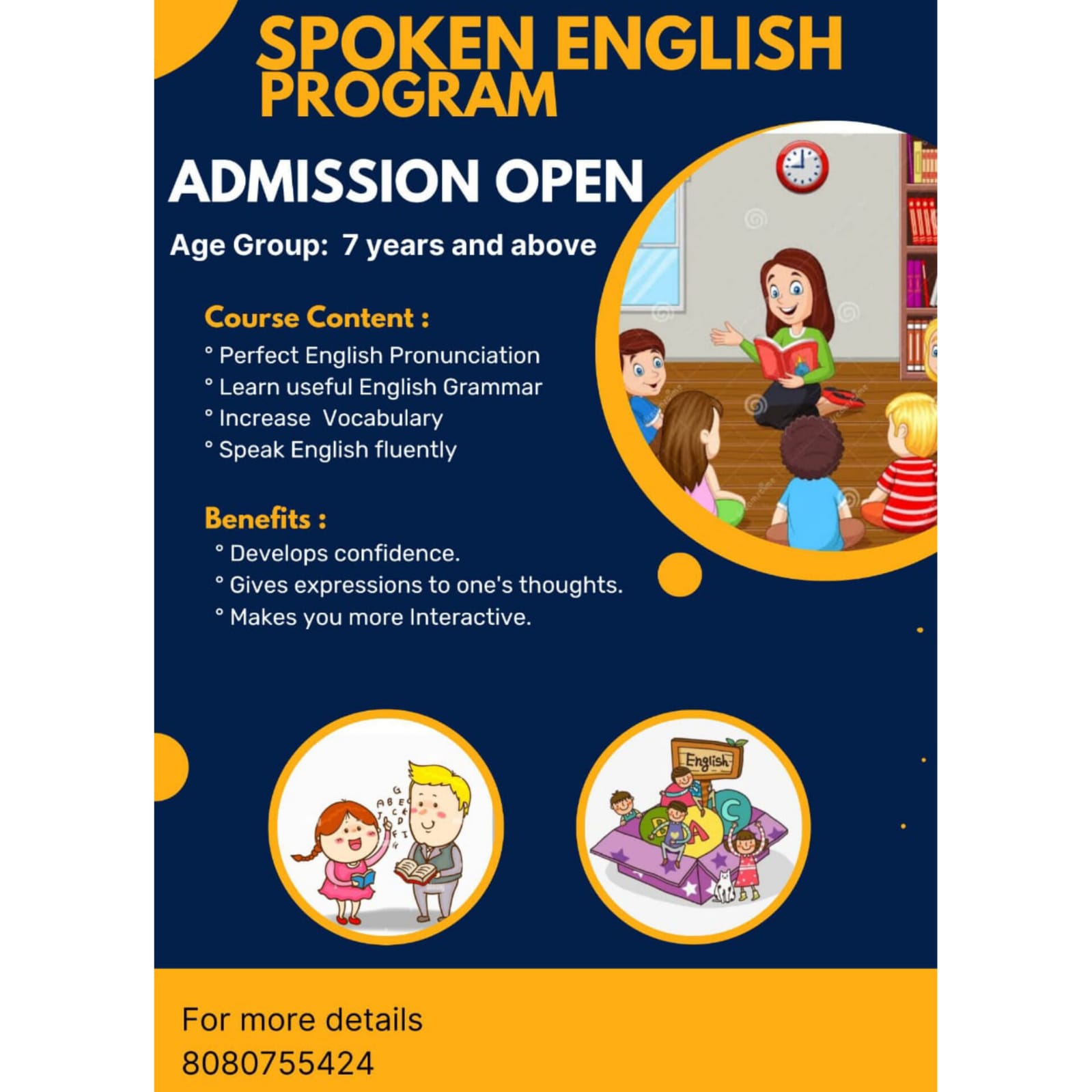 Spoken English Program - My First Schools